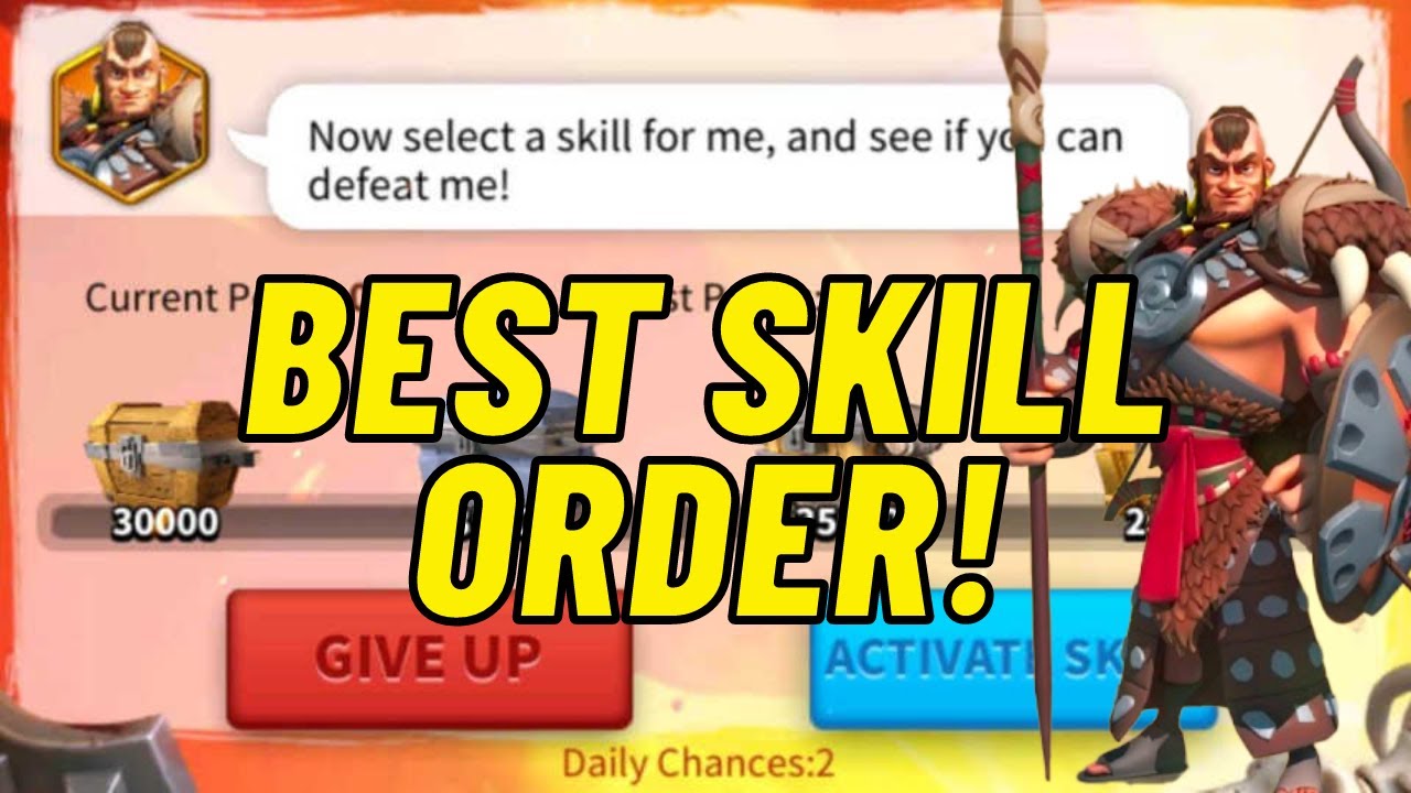 BEST Arms Training Skill Order!| Rise of Kingdoms - YouTube