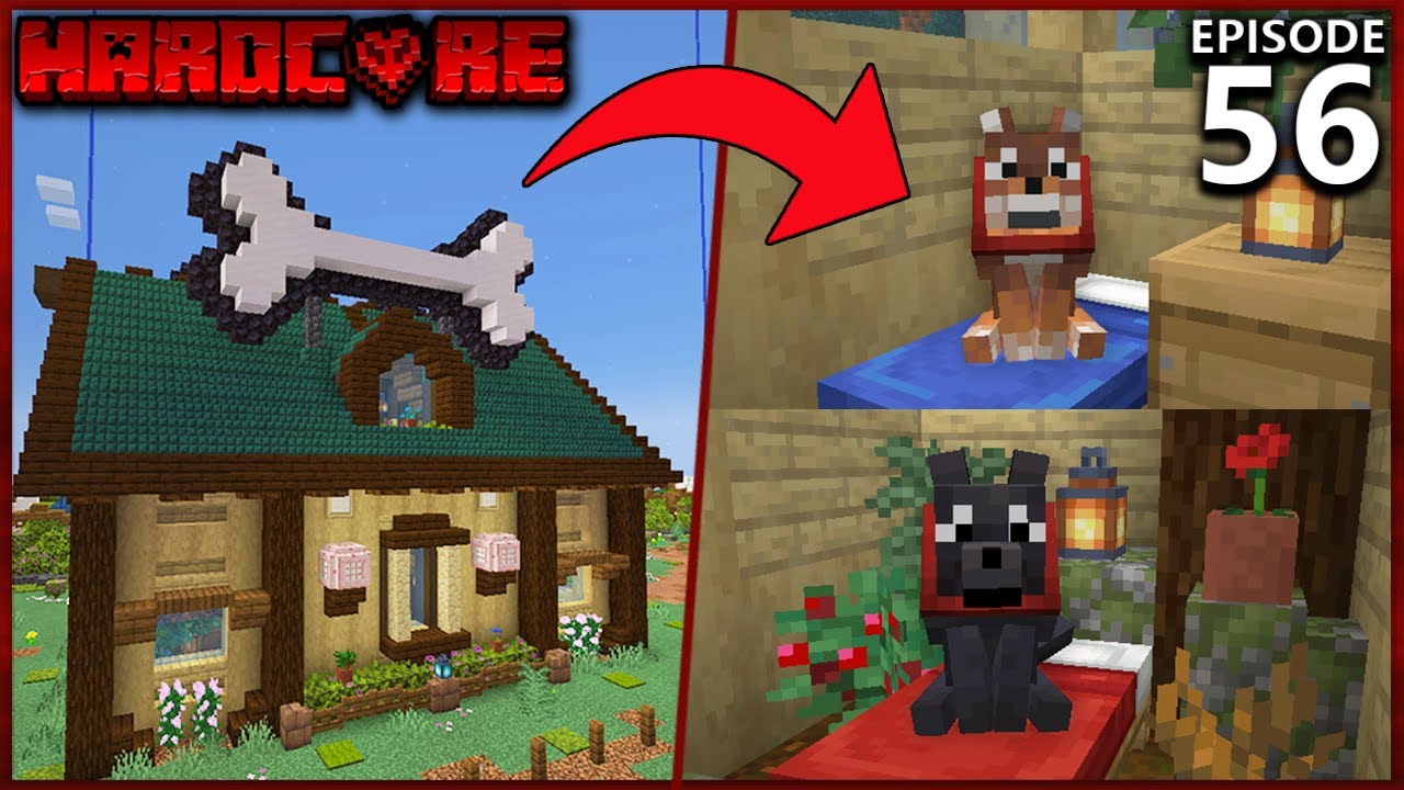 Building a Dog House for Every Wolf Variant in Minecraft Hardcore ...