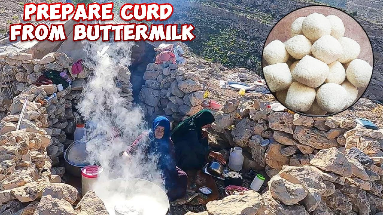 Discover How Nomads in Iran Craft Curd from Buttermilk | A Unique ...