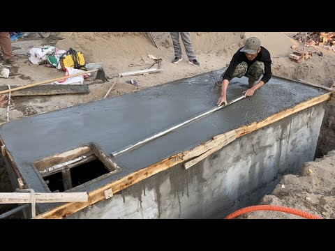 How To Build An Underground Water Tank From Strong Brick And Cement