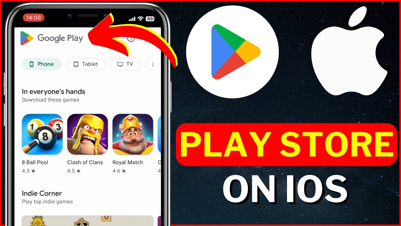 How To Download Google Play Store Apps on your iOS Device - Play Store ...