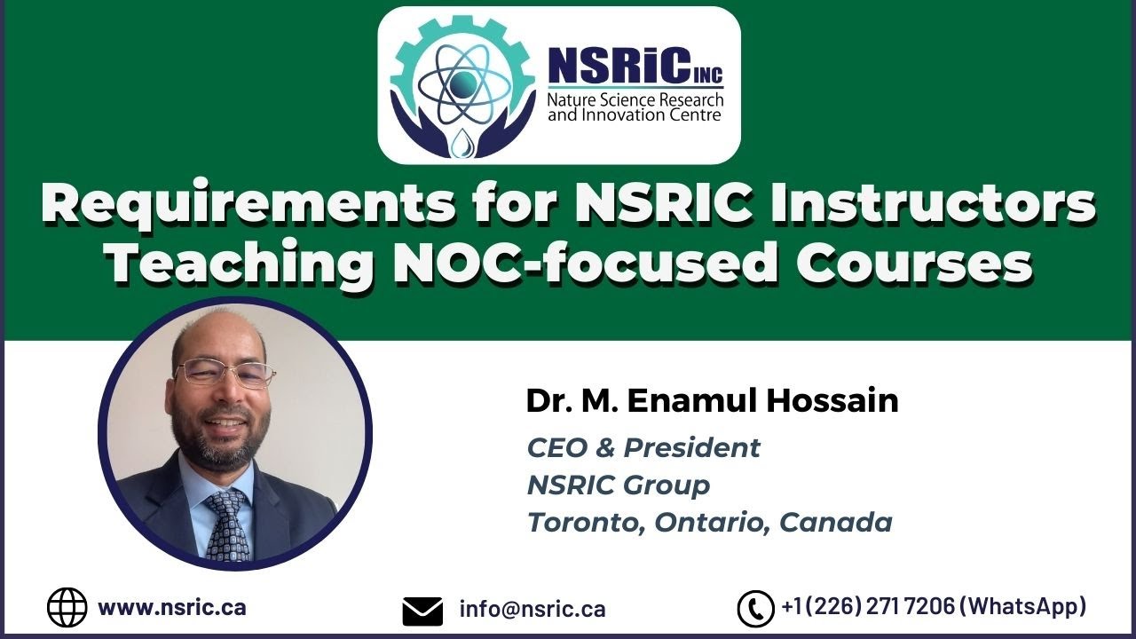 NSRIC Training Series - Episode 3: Requirements for NSRIC Instructors ...