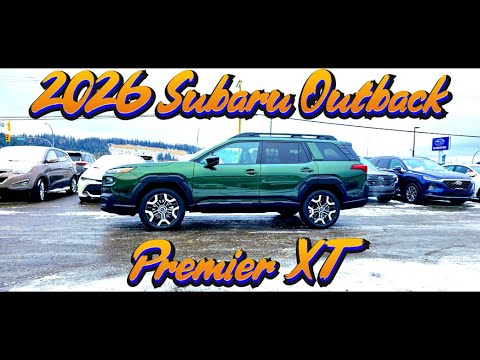 2026 Subaru Outback Premier XT Deep Emerald Green 26OB3487 - YouTube
