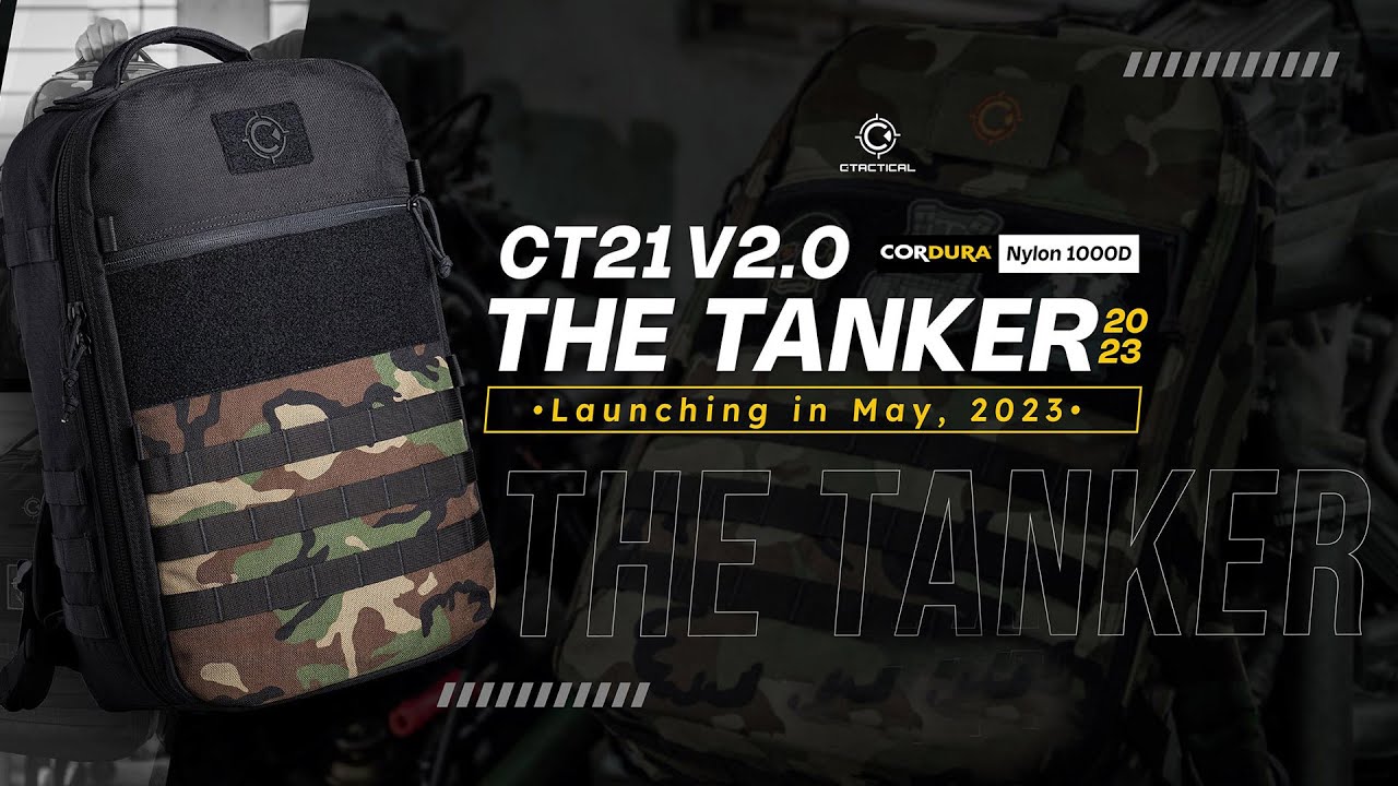 THE TANKER - CT21 V2.0 backpack - Cordura Nylon 1000D - CTactical aka Chuyentactical Vietnam ...