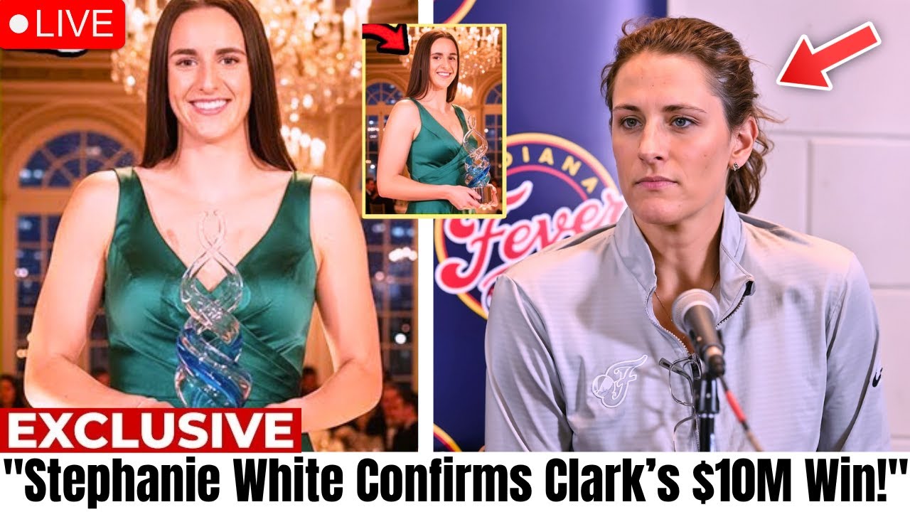 Stephanie White in SHOCK After Caitlin Clark’s $10M Announcement ROCKS ...