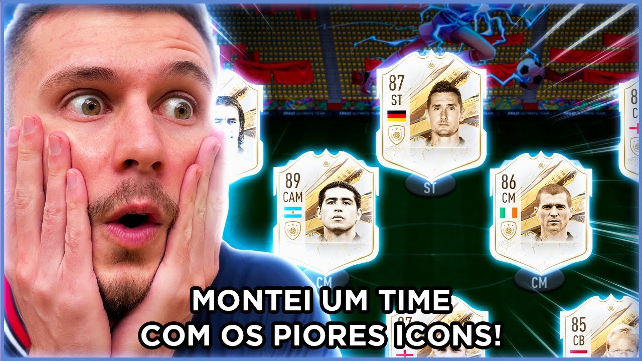 USEI OS PIORES ICONS DO FIFA 23 PARA JOGAR A WL!!! ULTIMATE TEAM - YouTube