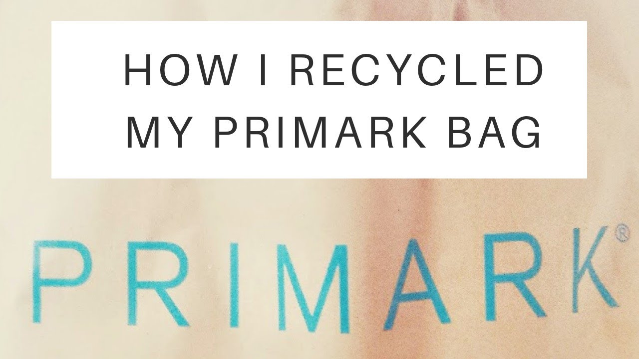 RECYCLING MY PRIMARK PAPER BAGS With my toddler - YouTube