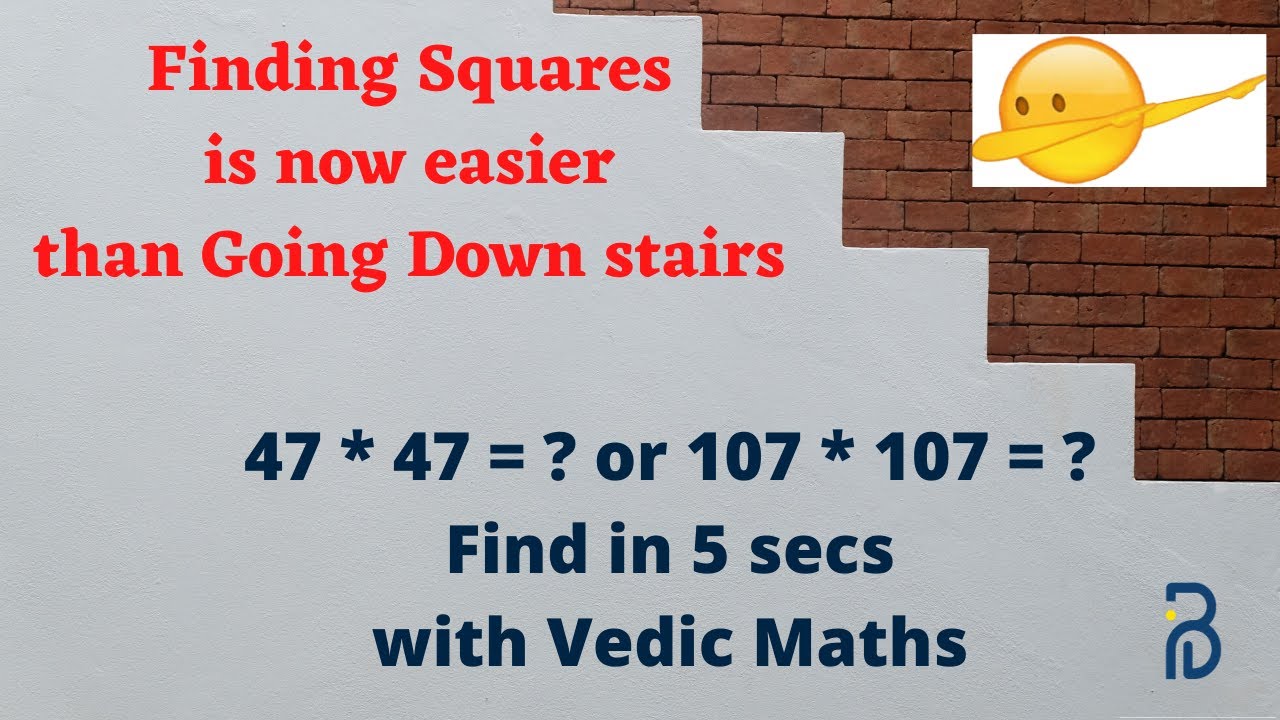Squares using Vedic Maths | Shortcuts, and Tricks | ibrainery.in - YouTube