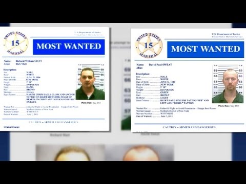 N.Y. escapees join the U.S. Marshals' Most Wanted list - YouTube