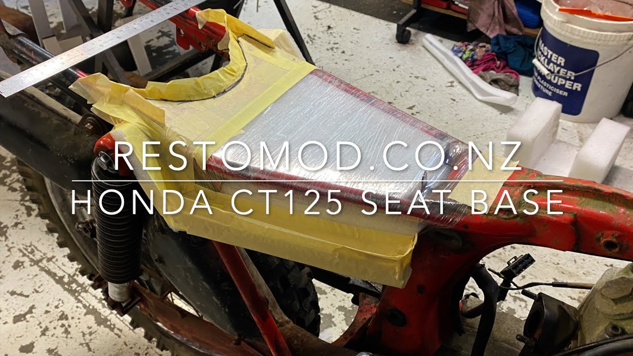 Honda CT125 #16 - Seat Base. Trials Bike Build - YouTube