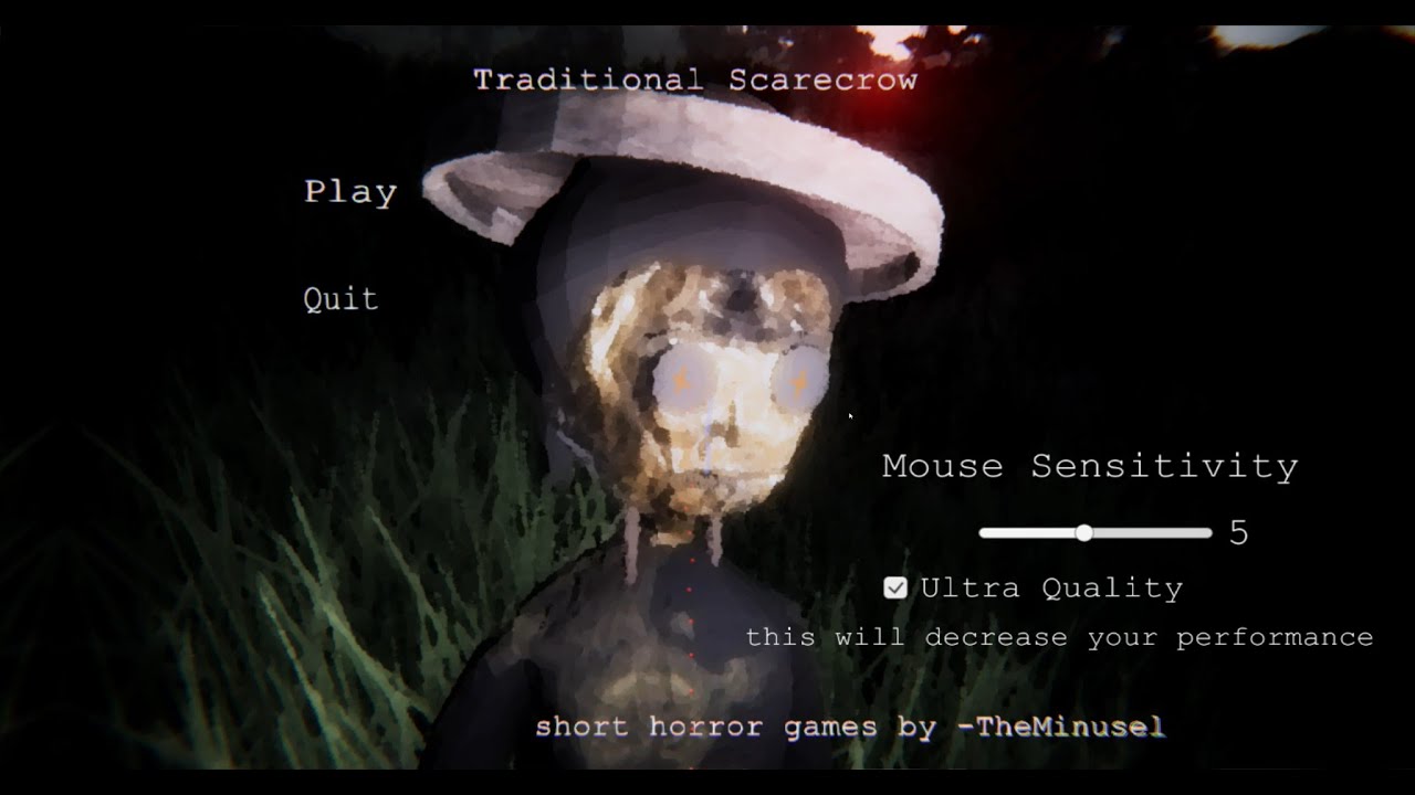 Traditional Scarecrow [horror game]full commentary - YouTube