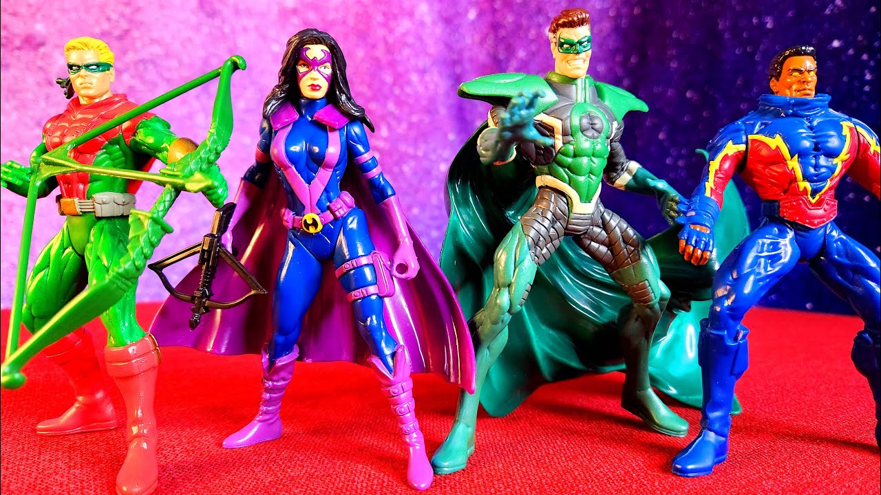 TOTAL JUSTICE '97 Action Figures WAVE 3 - YouTube