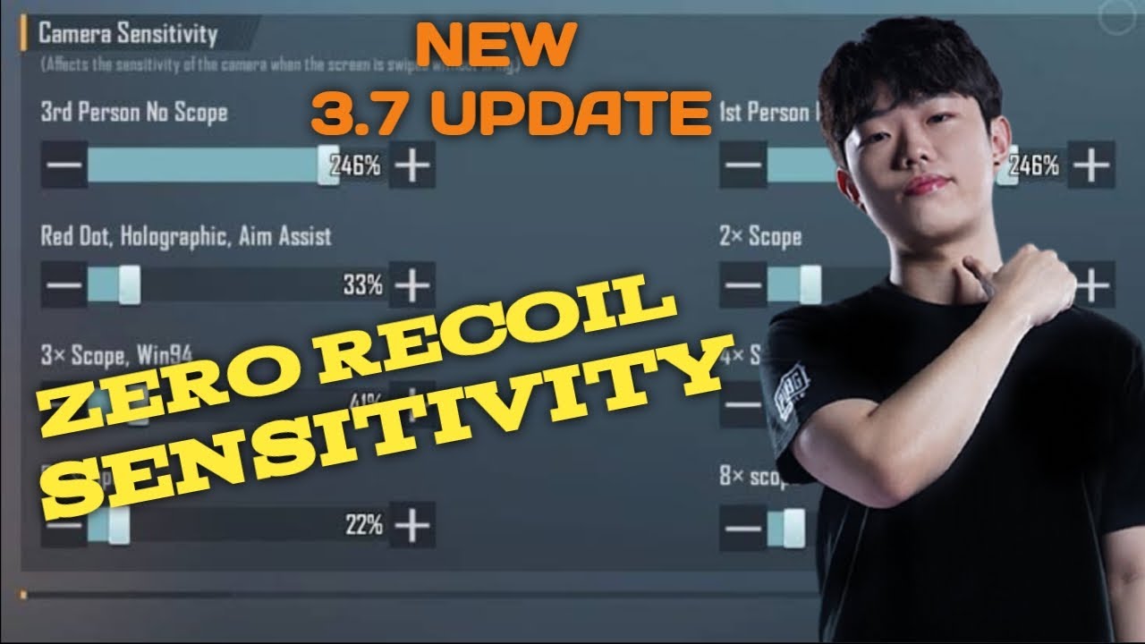 M416 No Recoil Sensitivity Code BGMI 3.7 | Best Zero Recoil Settings ...