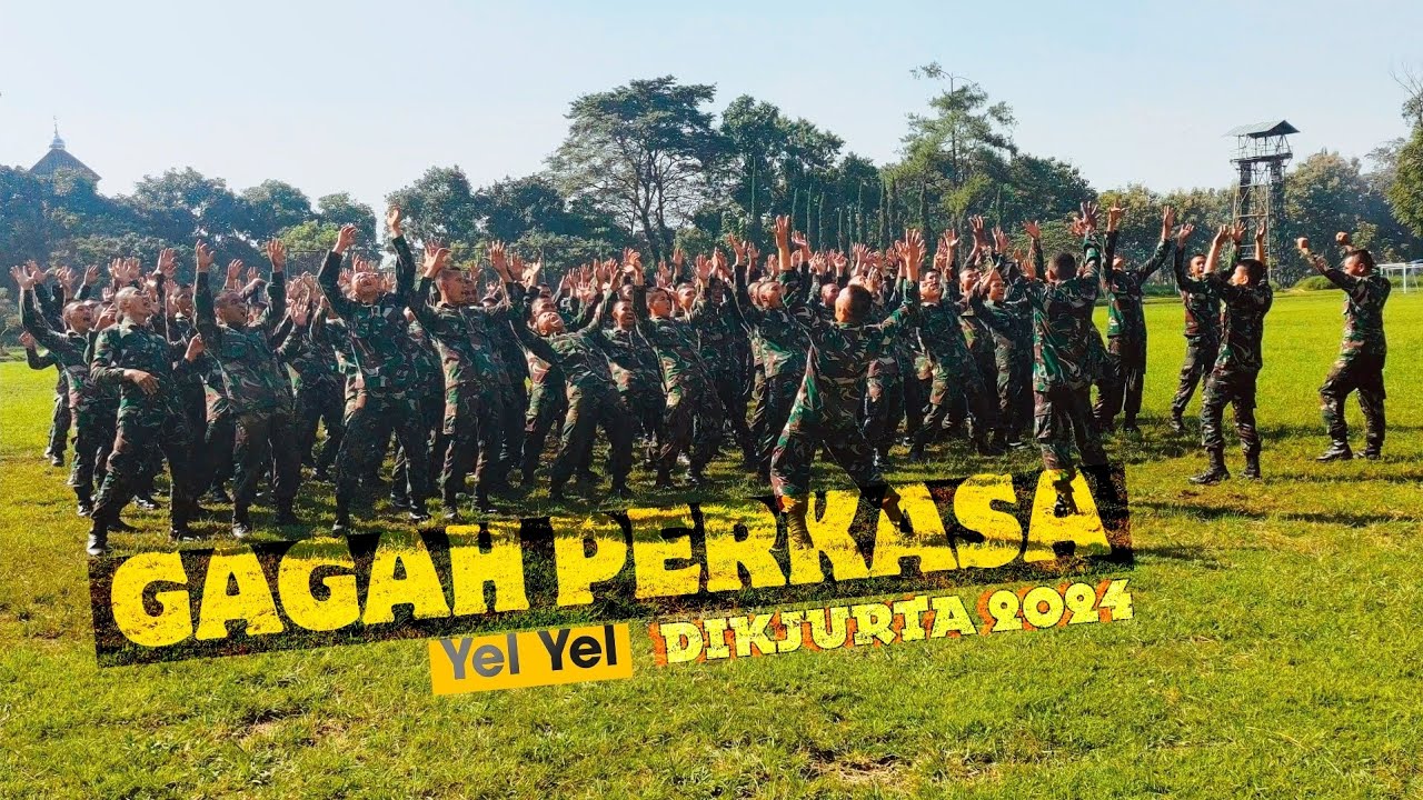 YEL YEL GAGAH PERKASA // SISWA TAMTAMA KEJURUAN ARMED 2024 - YouTube