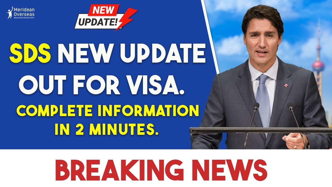 Breaking News | SDS New Update Out For VISA | Must watch ️ - YouTube