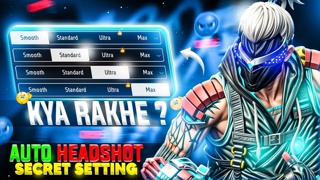 Best Graphic Setting For Auto Headshot Free Fire 🔥 Best Headshot Trick ...