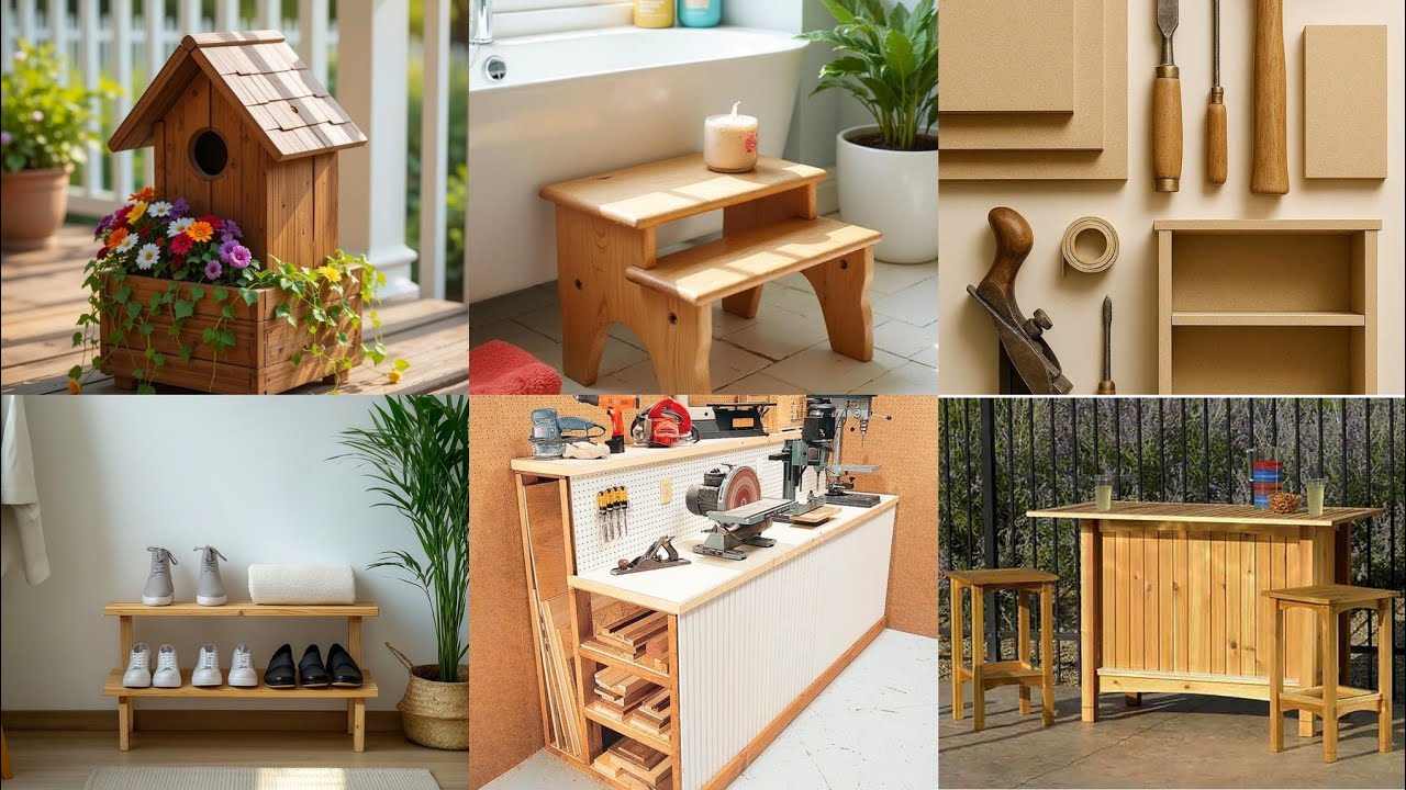 Top 60+ Easy Weekend Woodworking Projects for Beginners: Simple DIY ...