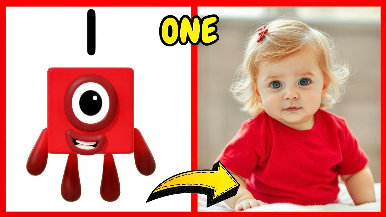 Meet the REAL LIFE Numberblocks Characters!🔢| Numberblocks Real Life ...
