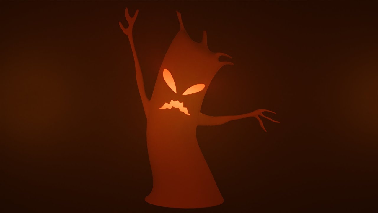Halloween tree Blender Tutorial - YouTube