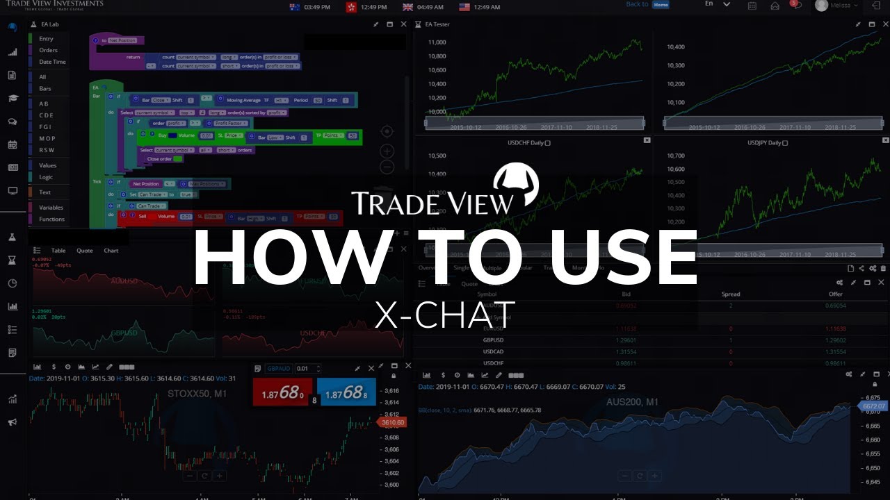 How to use X-chat - YouTube