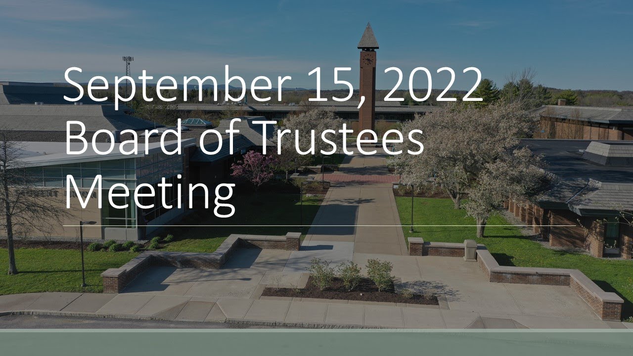 September 15, 2022 FMCC Board of Trustee's Meeting - YouTube