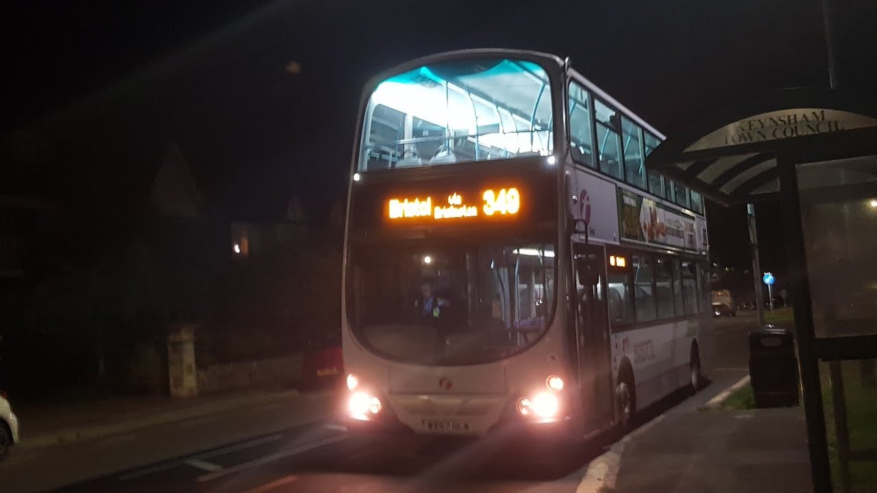 *Windscreen View* 349 to Keynsham (Volvo B9TL Wright Eclipse Gemini ...