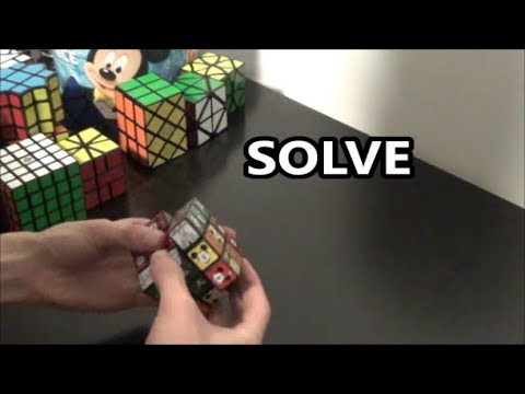 Disney 3x3 Super Cube Solve - YouTube