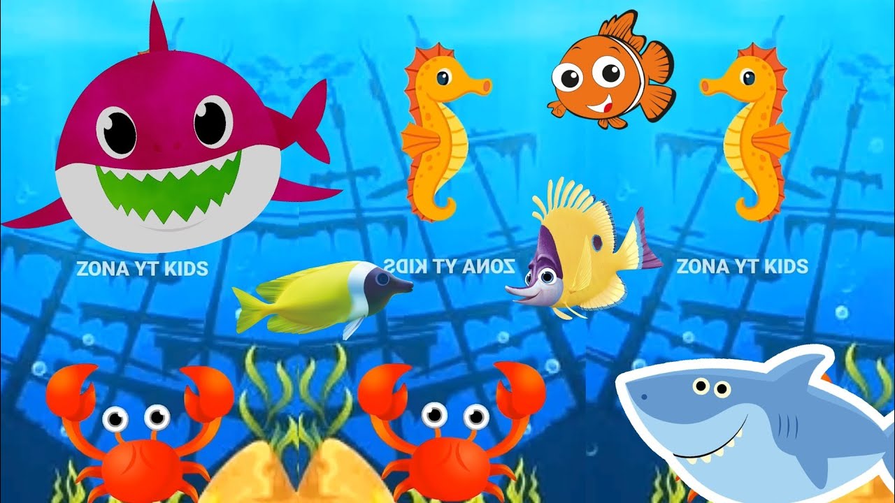 Baby Shark Colors fish at Ocean | Dolphin show Octopus | Kids song ...