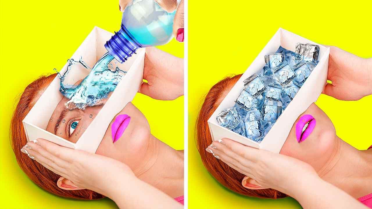 EXTREME MAKEOVER CHALLENGE FROM POOR NERD TO RICH POPULAR || DIY Beauty ...