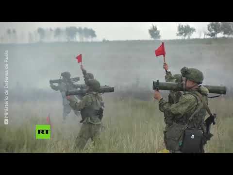 Ejército ruso entrena con lanzallamas  termobárico Shmel