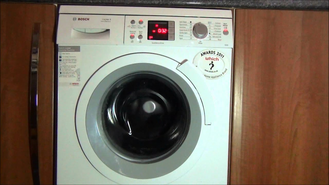 Bosch logixx was32461 Washer : Dark Cycle Eco Perfect + Reduced Ironing ...