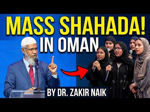 Incredible! Entire Group Accepts Islam at Once | Dr. Zakir Naik Oman Tour