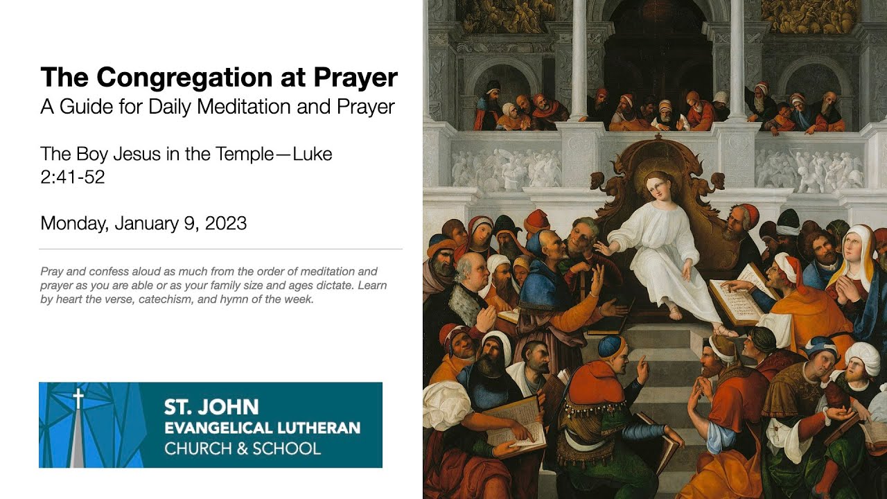 The Boy Jesus in the Temple—Luke 2:41-52 - YouTube