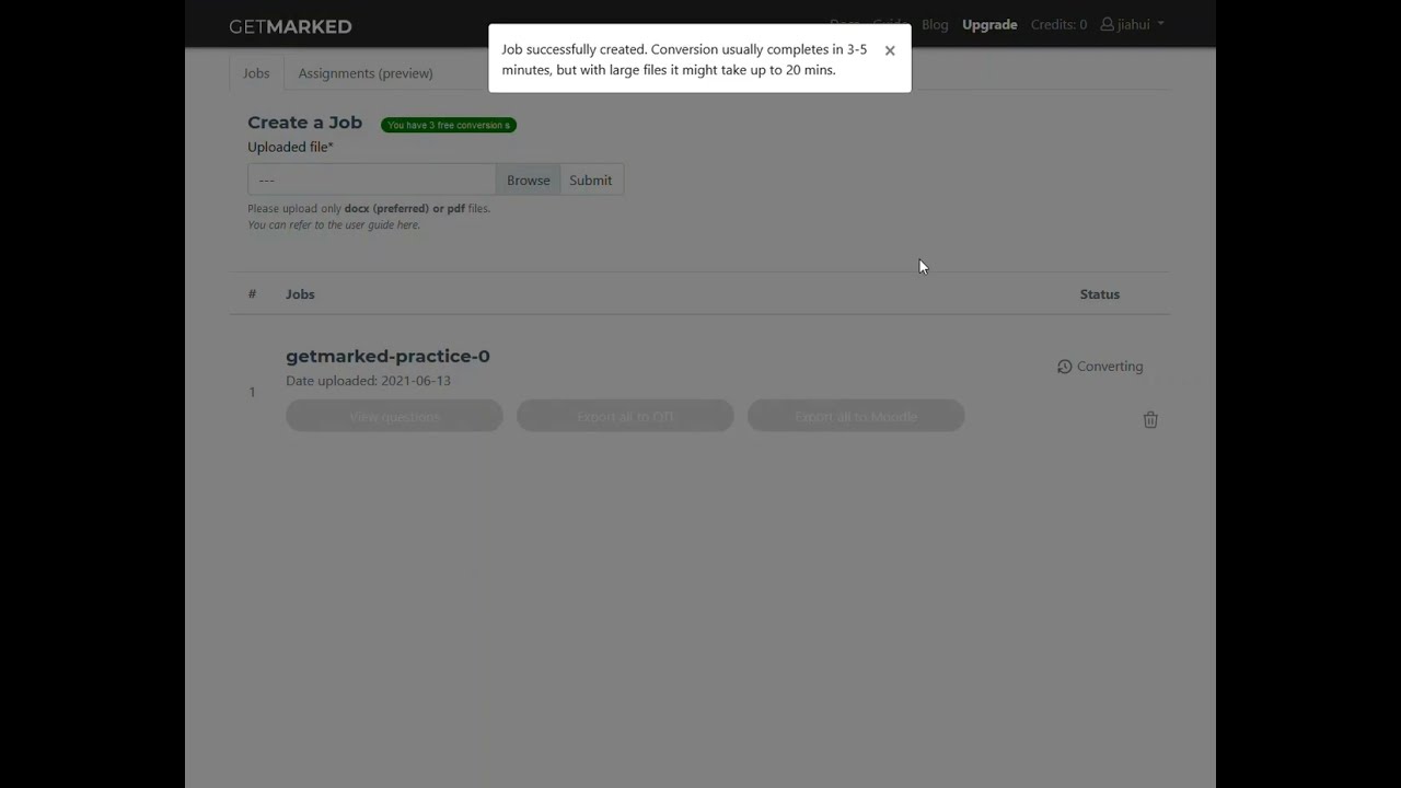 How To Import Word Into Canvas Blackboard Or Moodle Using GETMARKED How To Import Word Into Canvas Blackboard Or Moodle Using GETMARKED