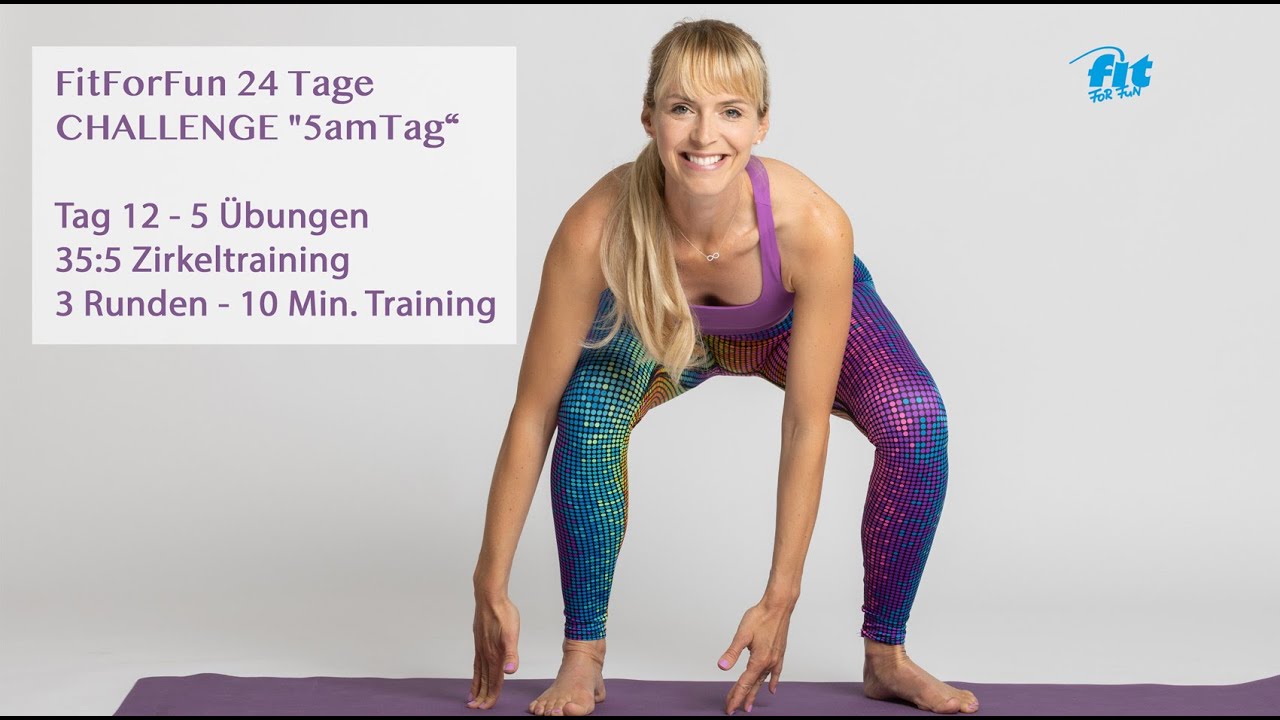 12/24 FitForFun - 24 Tage Challenge "5amTag" - 5 Übungen für Mobilität ...