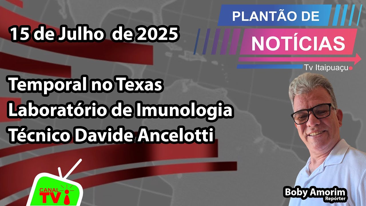 CANAL TVi Plantão de Notícias - 15 de Julho de 2025 - YouTube