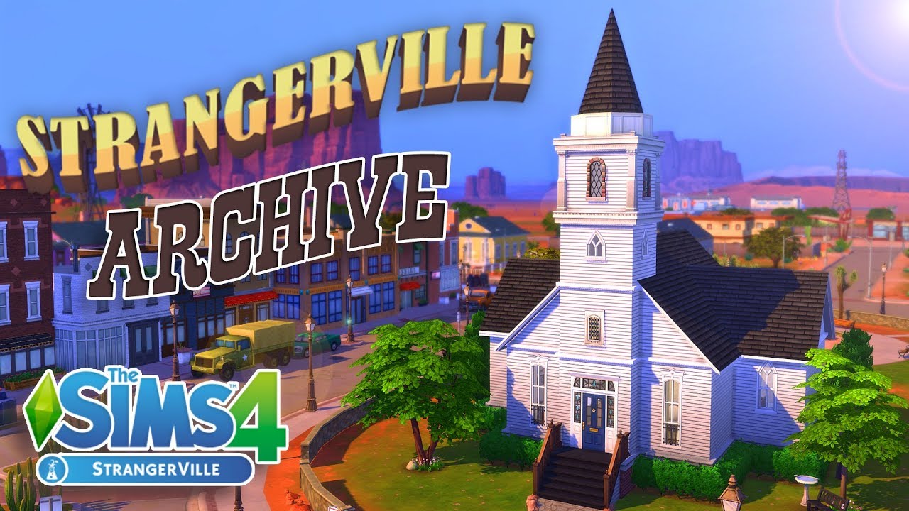 STRANGERVILLE ARCHIVE // The Sims 4 Speed Build - YouTube