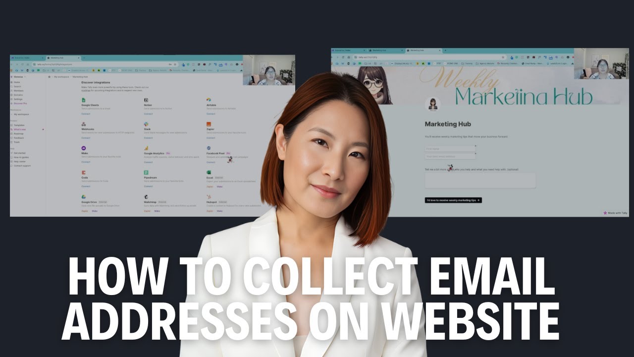 How to collect email address on your website or webpage for FREE - YouTube
