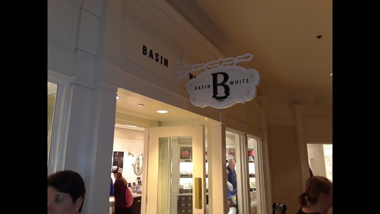 Basin White Store Walkthrough Grand Floridian Resort & Spa Disney - YouTube