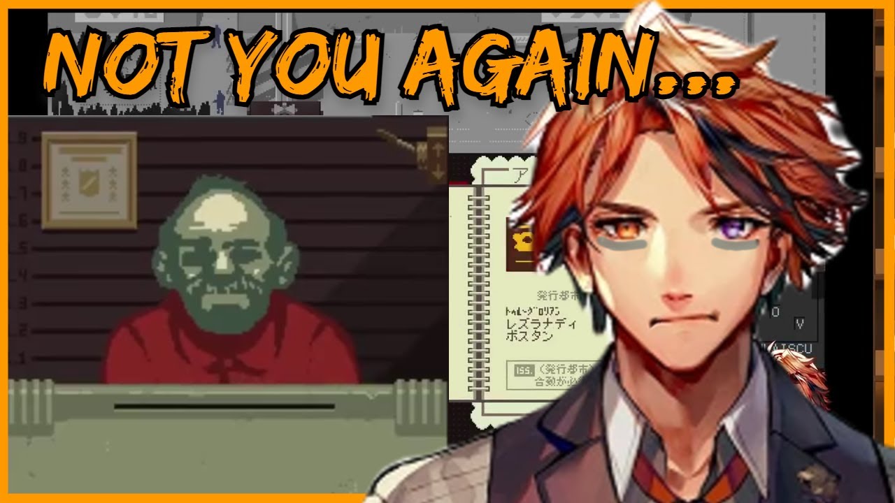 Roberu's Jorji Costava Encounters in Papers, Please【Holostars/Eng Sub ...