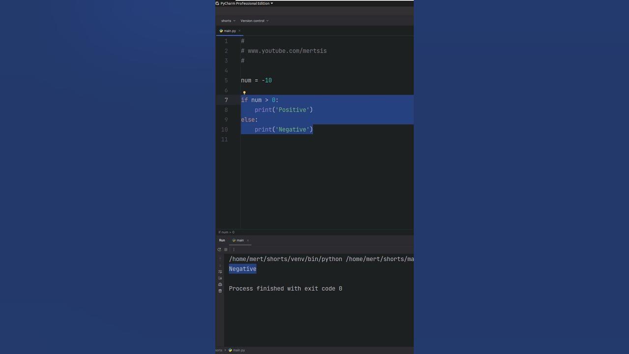 🐍Python TEK satırda if koşulu! #python #programlama #yazılım #eğitim # ...