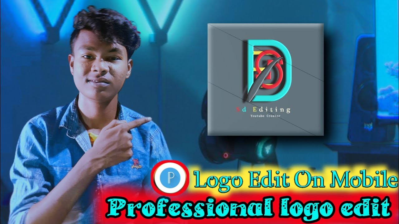Create Modern Logo With Mobile | Manually Logo Design | Sd Editing - YouTube