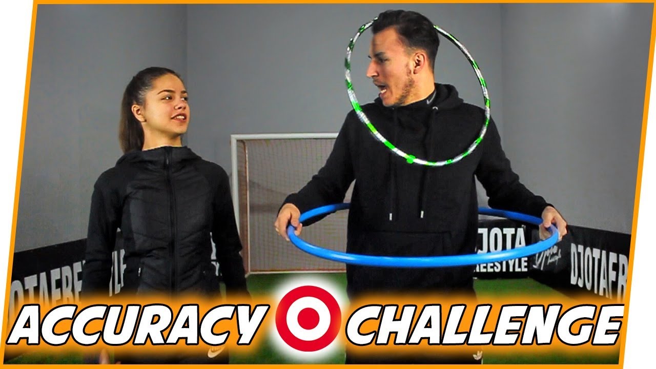 FOOTBALL ACCURACY CHALLENGE w/ AN NA - YouTube