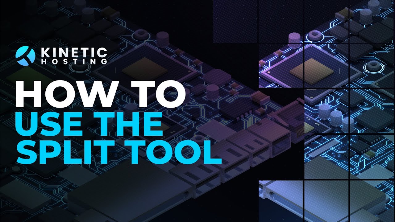 How to use the Split Tool - YouTube