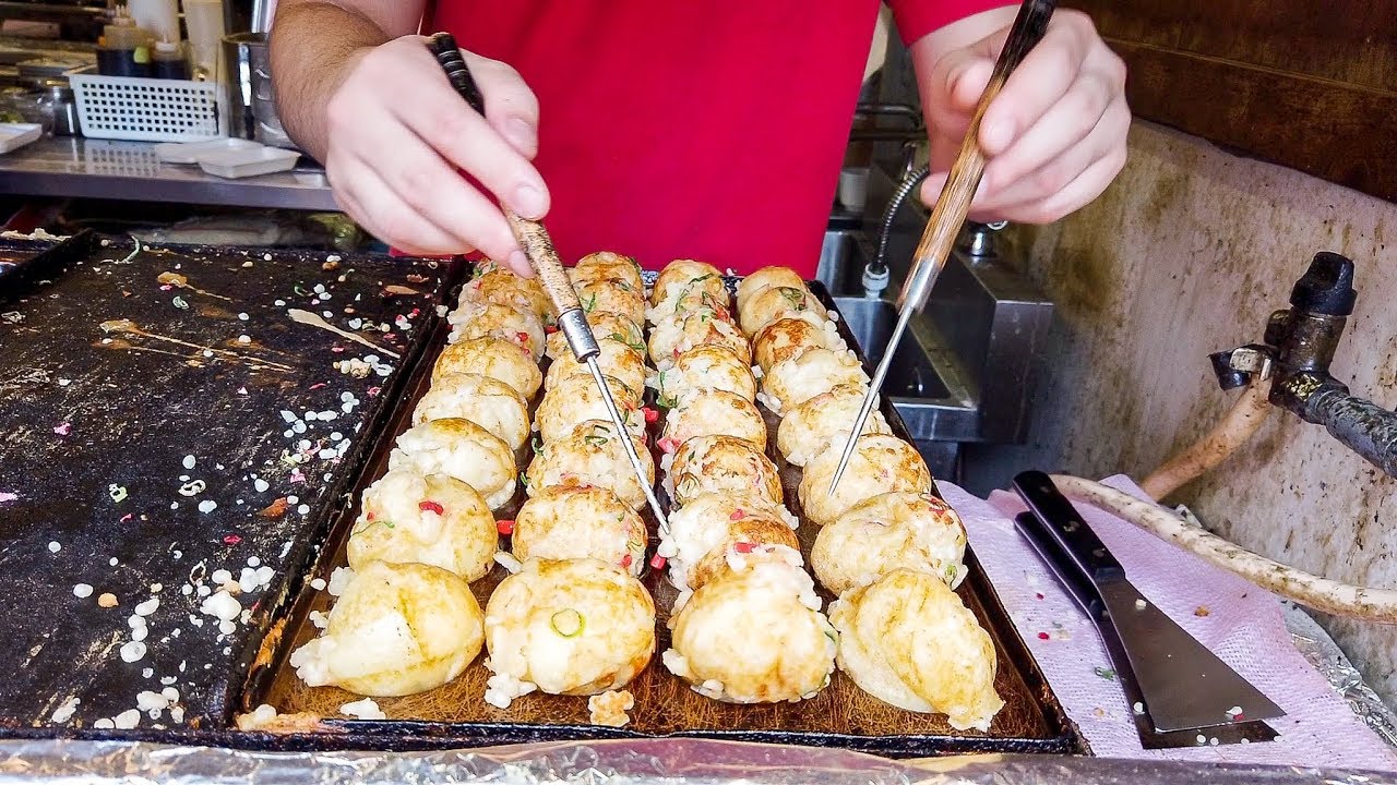 TAKOYAKI Octopus Balls | Japanese Street Food - YouTube