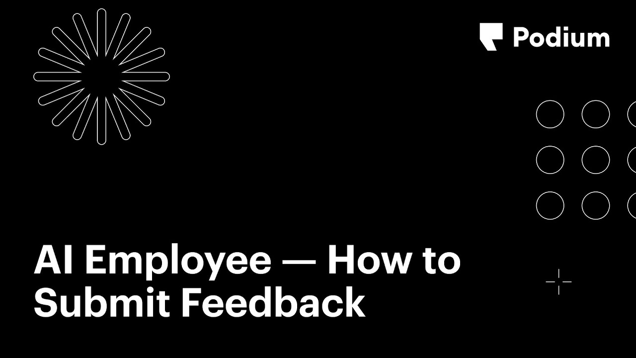 AI Employee — How to Submit Feedback - YouTube