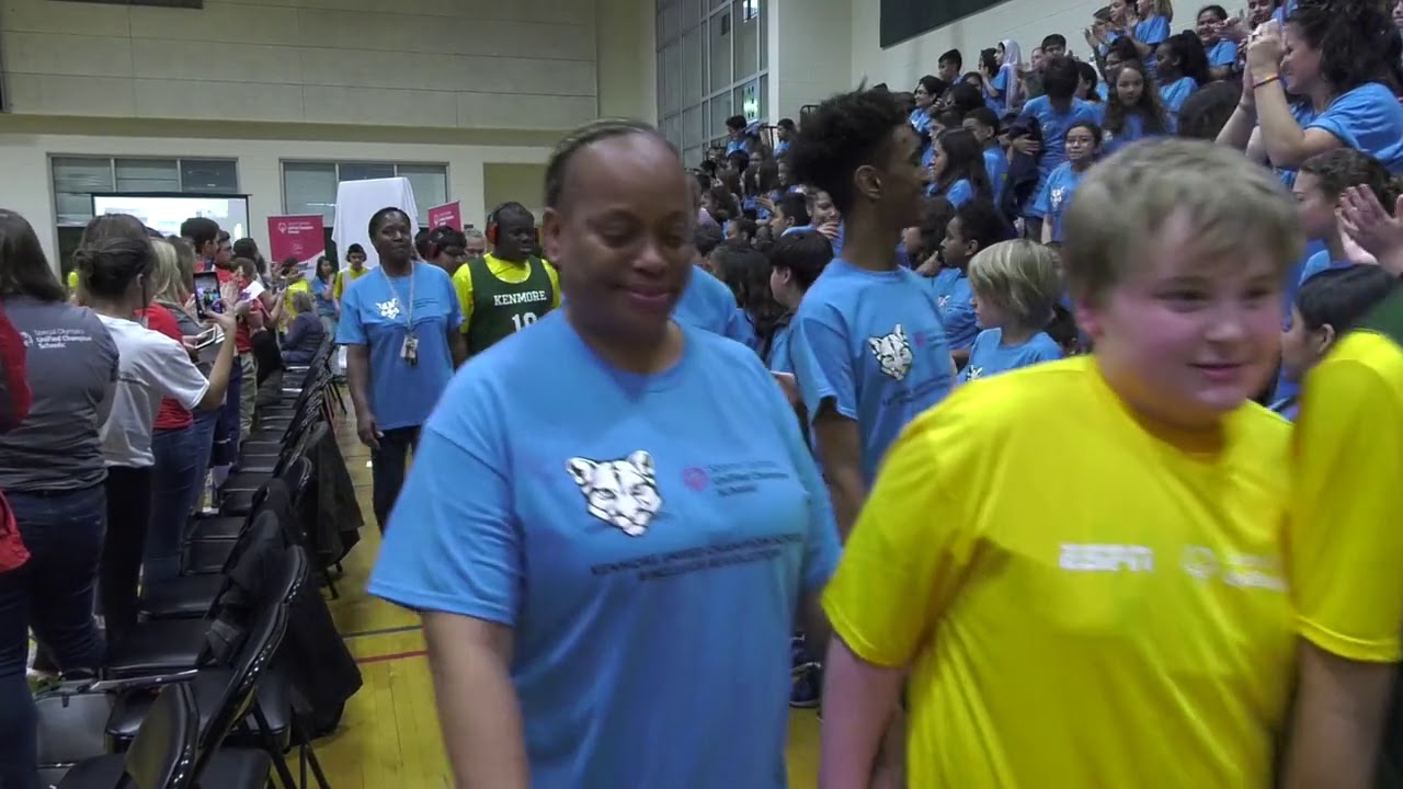 Special Olympics Unified Champion School at Kenmore Middle School - YouTube