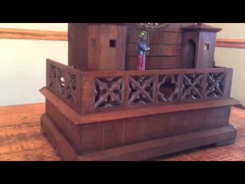 Black Forest Sentry Cuckoo Clock circa 1880 Soldier Clock - YouTube