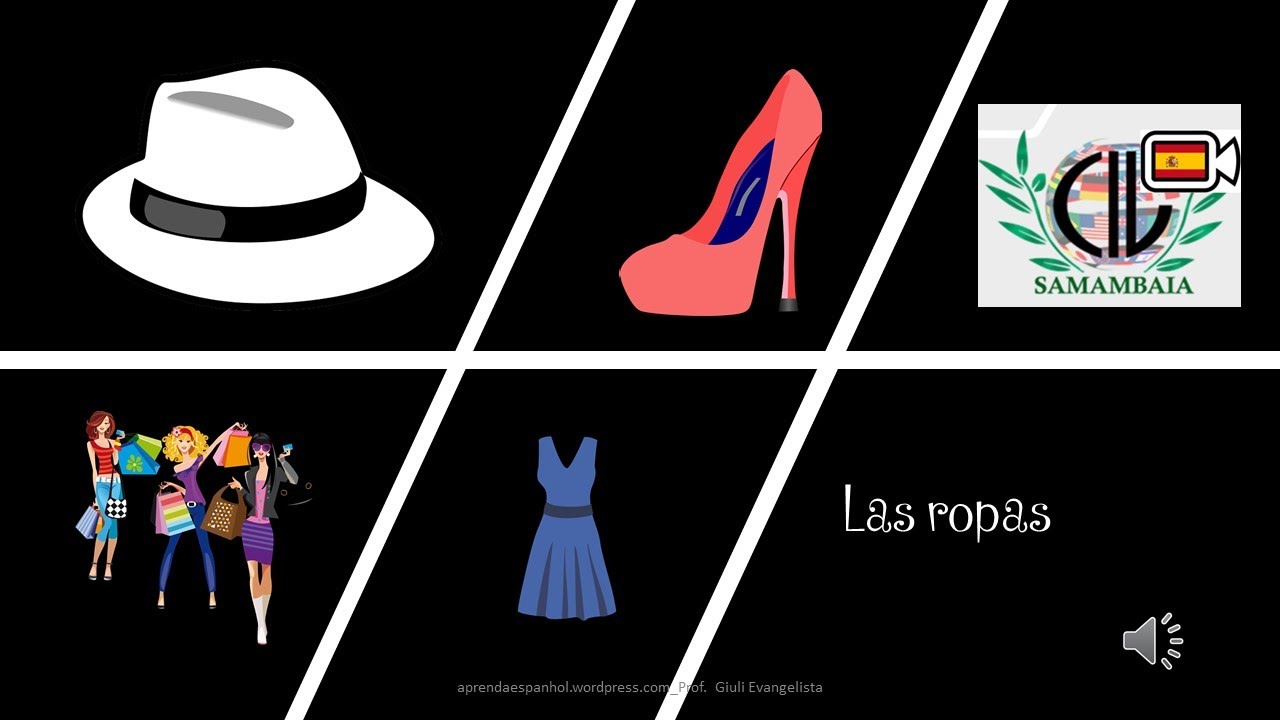 Las ropas en español - YouTube