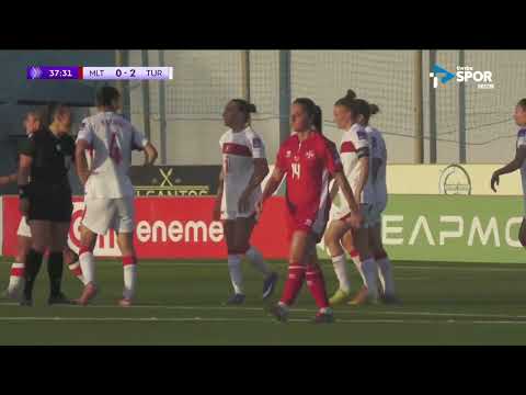 Malta 0-3 Türkiye | 2027 FIFA Kadınlar Dünya Kupası eleme maçı | Ece Türkoğlu | Selen Altunkulak 